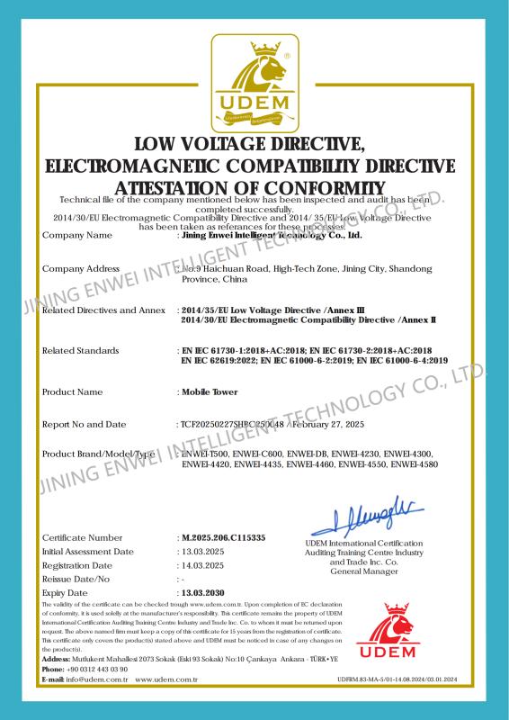 CE - Jining Enwei Intelligent Technology Co., Ltd.