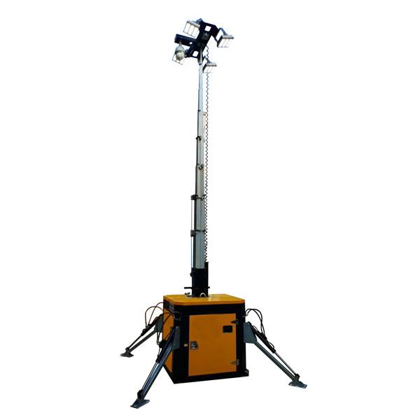 Quality 4*200W LED Mobile Surveillance Unit Customizable Cube Light Tower for sale