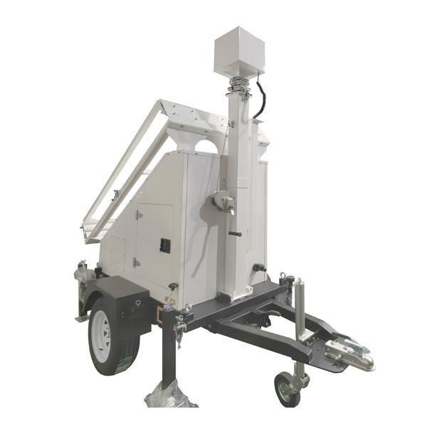 Quality High Performance 3*400W Panels Mobile Solar Trailer For Schools / Stadium for sale