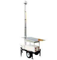 Quality Customized Solar CCTV Trailer AU  US Standards High Efficiency for sale