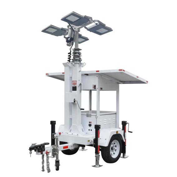 Quality Customized Solar CCTV Trailer AU US Standards High Efficiency for sale