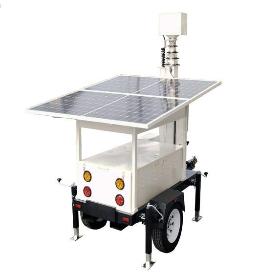Quality High Strength Safety Mobile Solar Panel Trailer Energy Efficient for sale