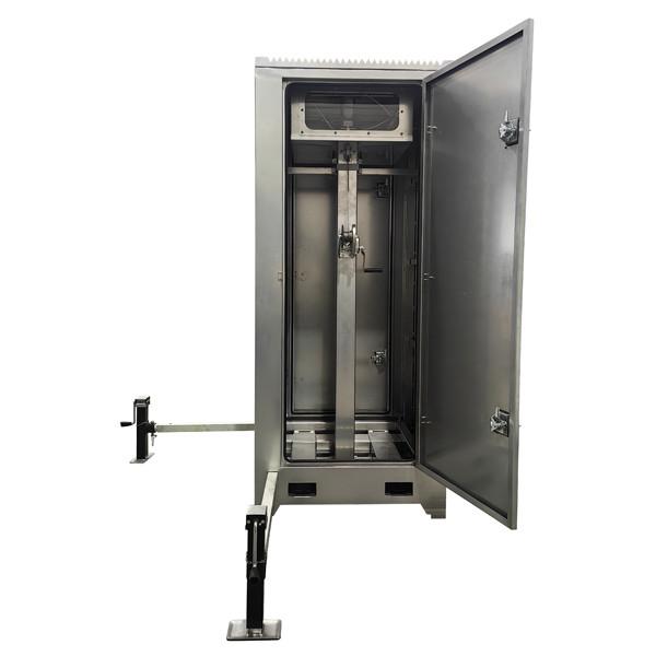 Quality 6m To 9m Mast Mobile Surveillance Unit Cubiod Tower Customized Height for sale