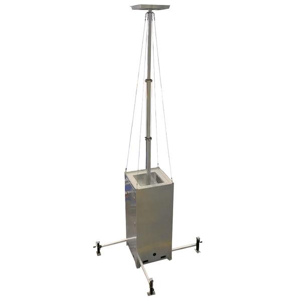 Quality Cube Mobile Light Tower Solar Surveillance Unit With 7m Manual Mast for sale