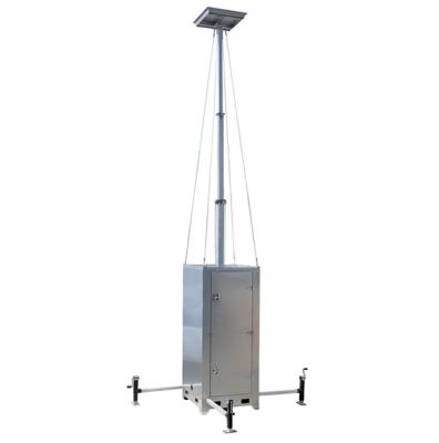 Quality Customized Mobile Camera Unit Light Tower Build-In 7m Manual Mast for sale