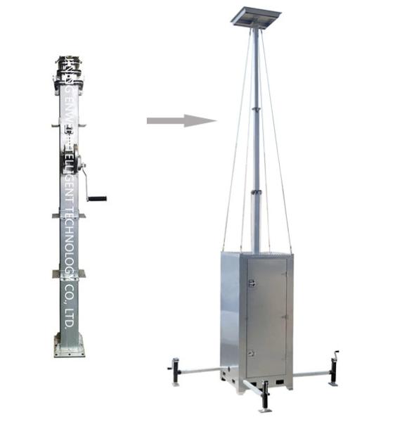 Quality Cubiod Tower Mobile CCTV Unit For Monitoring High Performance for sale