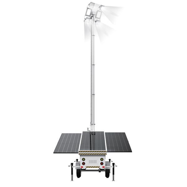 Quality DC24V Solar Mobile Tower Light With Customized LED And Solar Panels for sale