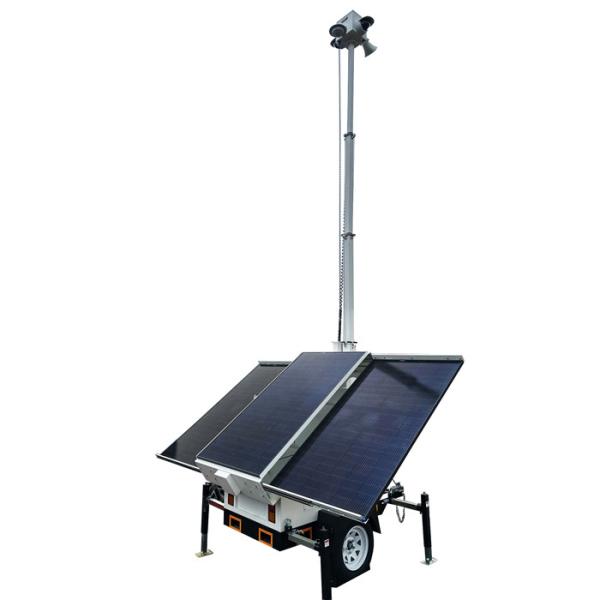 Quality Eco Friendly Mobile Solar Trailer For Construction Sites Easy Installation for sale