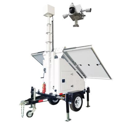 Cina Trailers a luce solare versatili e convenienti con pannelli solari da 4*250W 3*300W per lavori notturni in vendita