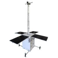 Quality Solar Powered Mobile Surveillance Unit With 6m Mast For Parking Lot Event for sale