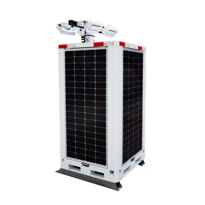 China Bouwterrein Zonne-Light Tower Gemonteerde camera's en LED-lampen Voor de VS for sale