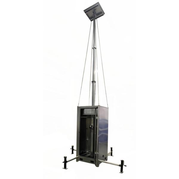 Quality Compact Mobile CCTV Surveillance Towers For Construction Monitoring for sale