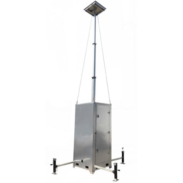 Quality Compact Mobile CCTV Surveillance Towers For Construction Monitoring for sale