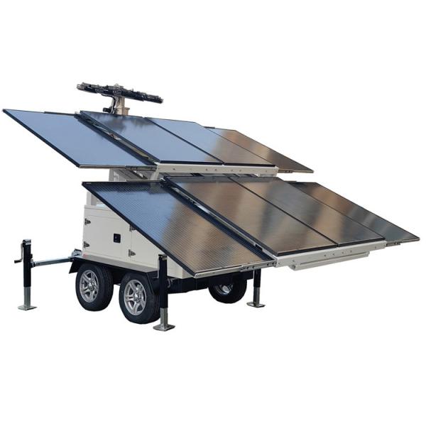 Quality Off Grid Solar Power Trailer Solar Sentry Trailer For Mine Lighting for sale