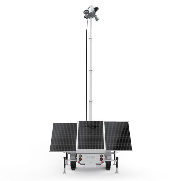 Quality Solar Trailer Security Camera Trailer Solar security trailer for Parking Lot for sale