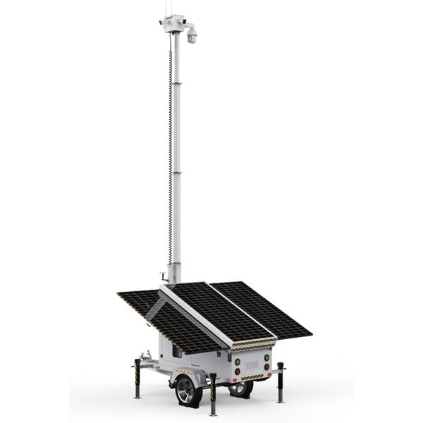 Quality Solar Trailer Security Camera Trailer Solar security trailer for Parking Lot for sale