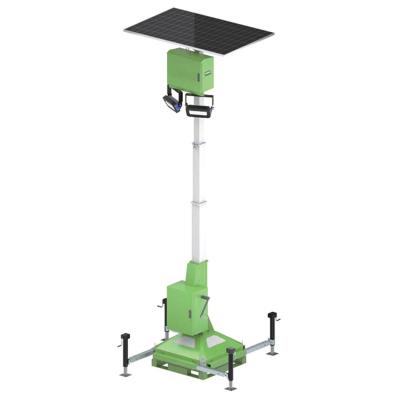China DC 24V Solar Power Panel System Led Light Tower For Surface Mining Lighting for sale