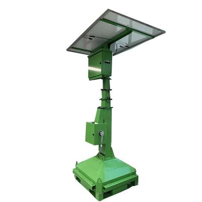 China DC 24V Solar Power Panel System Led Light Tower For Surface Mining Lighting for sale