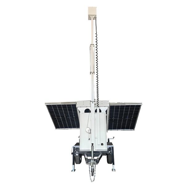 Quality Portable Solar Panel System Security 5G High Definition Camera Cctv Trailer For for sale