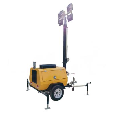 Cina Torre di luci diesel con lampade a LED da 4*400W per lavori di costruzione stradale in vendita