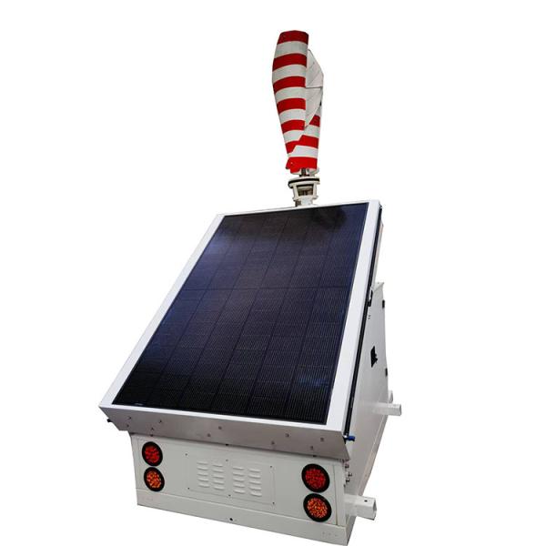 Quality Sustainability Mobile Solar Trailer With Wind Turbine For Remote Mountainous Area for sale