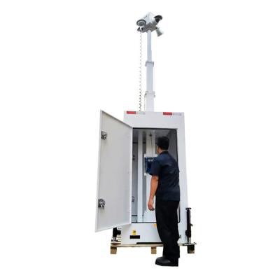 China Unidad de vigilancia móvil de cámara de seguridad de torre para sitio de construcción temporal en venta