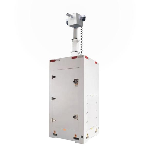 Quality Mobile Security Camera Tower Mobile Surveillance Unit For Temporary Construction Site for sale