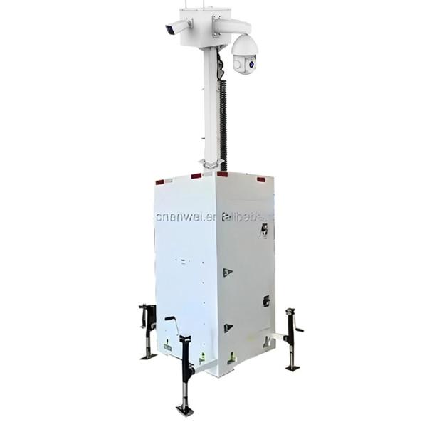 Quality Firm And Stable Mobile Security Camera Cctv Surveillance Security Cuboid For Temporary Monitoring for sale