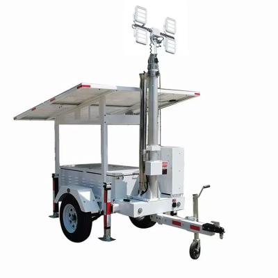 China Portable Solar Light Tower with 6m mast For Emergency Rescue Lighting for sale