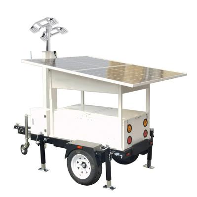 China Draagbare op zonne-energie aangedreven verlichting Trailers gemonteerde led lichten DC24V voor commerciële tentoonstellingsverlichting for sale