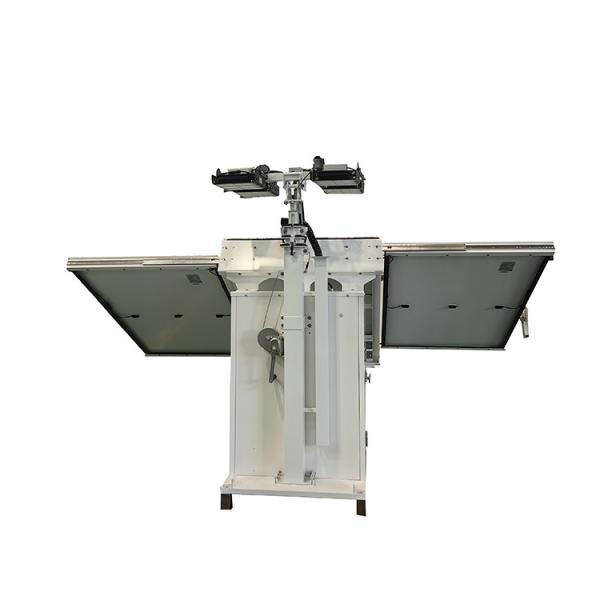 Quality 3*420W Solar Panels Efficient Solar Powered Skid Led Lighting Trailers for Night for sale