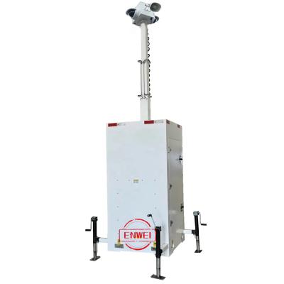 China Mobile Security Camera Tower With Customized Cable For Shopping Mall Security Monitoring for sale