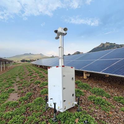 China CCTV Surveillance Camera Tower Portable Surveillance Cube For Construction Site Monitoring for sale