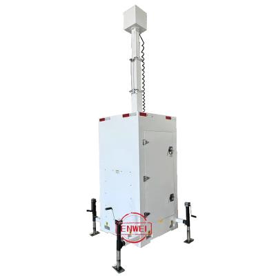China Mobile Cube Surveillance Unit With Waterproof Box For Severe Weather Monitoring for sale