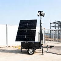 China Mobile Solar-Powered Security Trailer Commercial Building Security Solution for sale
