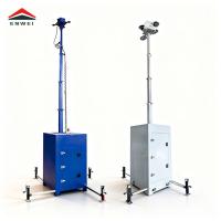 China Cube Mobile Surveillance Tower Rapid-Deploy All-Weather Security Lighting Solution for sale