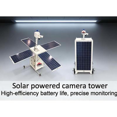 China Telescoping Portable Surveillance Tower Offering Quick Setup and Durable Materials for Temporary Security Installations for sale