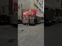Painéis de energia solar portáteis 24V LED Display Versatilidade Trailers para ponto turístico