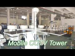 광산 현장 감시 를 위한 전기 기둥 을 장착 한 태양광 CCTV 감시 탑
