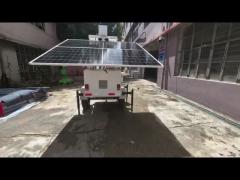solar camera security trailer