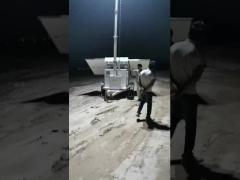 Передвижная солнечная осветительная вышка и прицеп для видеонаблюдения