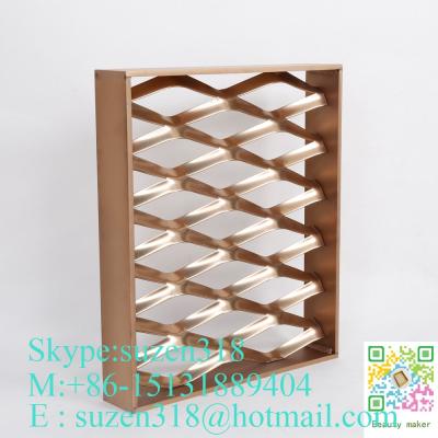 China anodized aluminum expanded metal mesh for hotel  museum building for sale