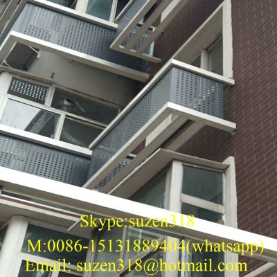 China decorative round hole perforated aluminum sheet 1220x2440 mm for sale