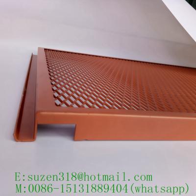 China powder coated aluminum expanded metal for interior ceiling design for sale