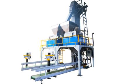China Máquina de ensacar semi automática para el bolso material a granel 20-50kg en industria del pienso en venta