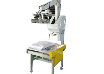 China 4KW 4 Axes 330 Degree Robotic Bag Palletizer for Fertilizer Production Line for sale