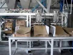 Green color Heavy Bag rice Packing Machine carbon steel in grain industry