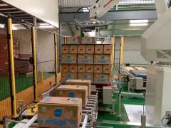 4 Axis 130kgs Palletizing Robot Arm Friendly In Food And Beverage Industry