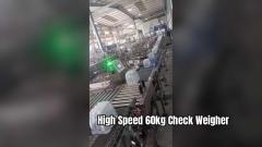 60kg Inline Check Weigher High Speed Precision Weighing