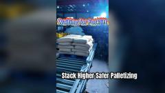 Excellent High Bag Palletizing Solution for 25 50kg Bags in Feed Industry